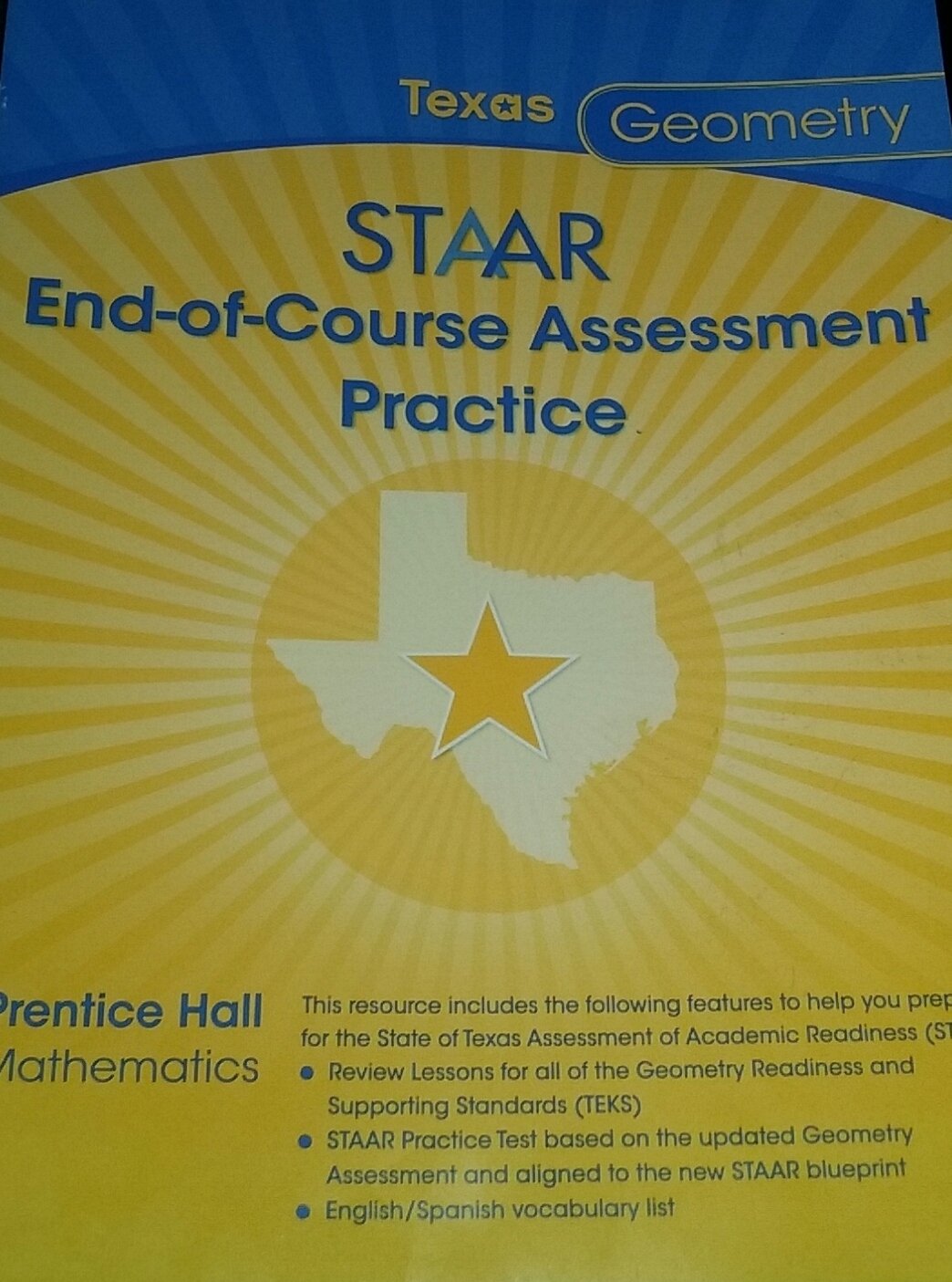 Texas STAAR End-of-Course Assessment Practice: Geometry: Prentice Hall ...