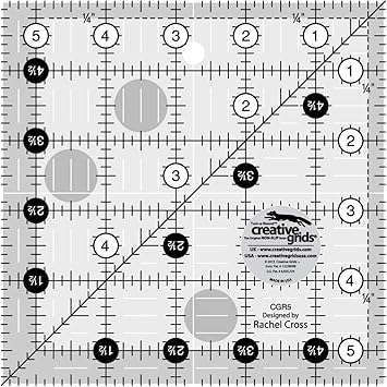 Amazon.com: Creative Grids Quilt Ruler 5-1/2in Square - CGR5