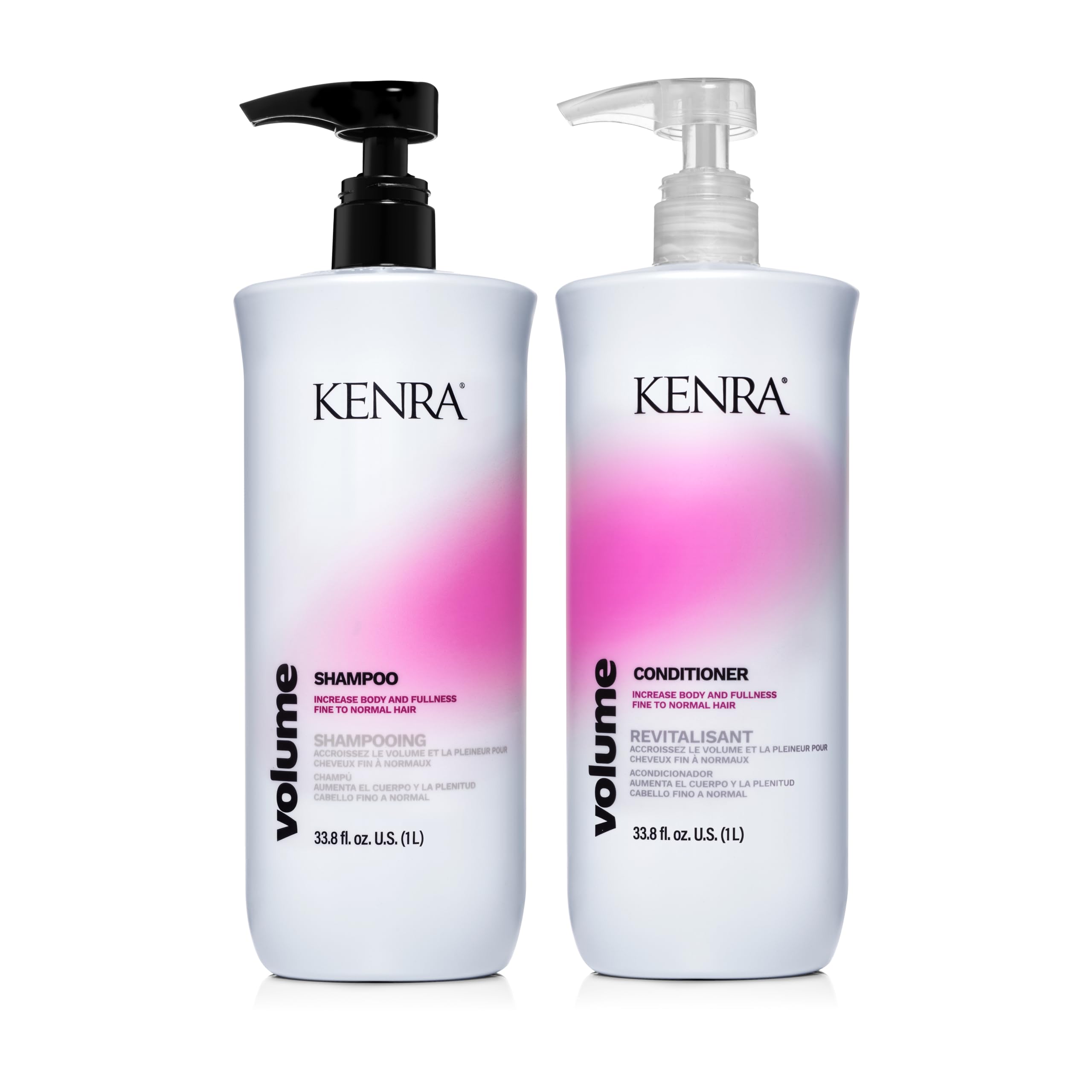 Amazon.com: Kenra Volume Shampoo & Conditioner Set | Creates Body ...