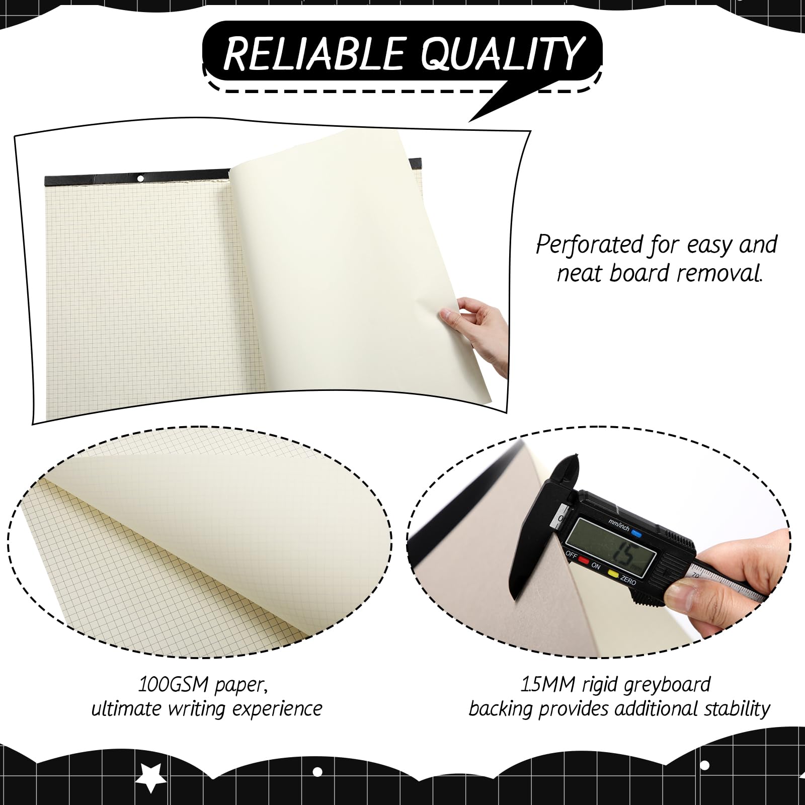 Snapklik.com : Fainne Large Engineering Graph Paper Pad 22x17 Landscape ...