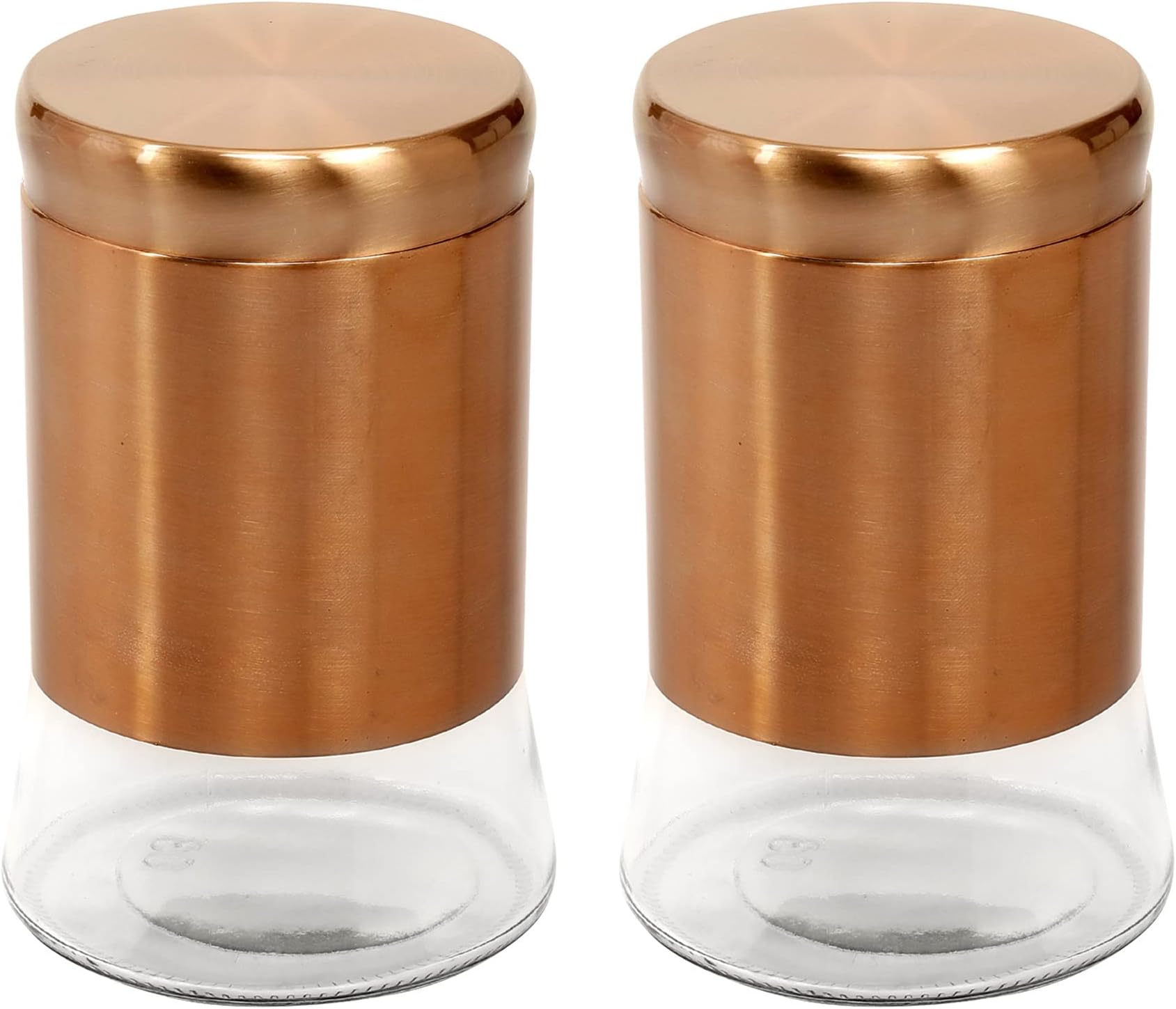 Yamasin Jar Set - 3X600Ml +4X250Ml Set Of 8Pcs With Stand+Black ...