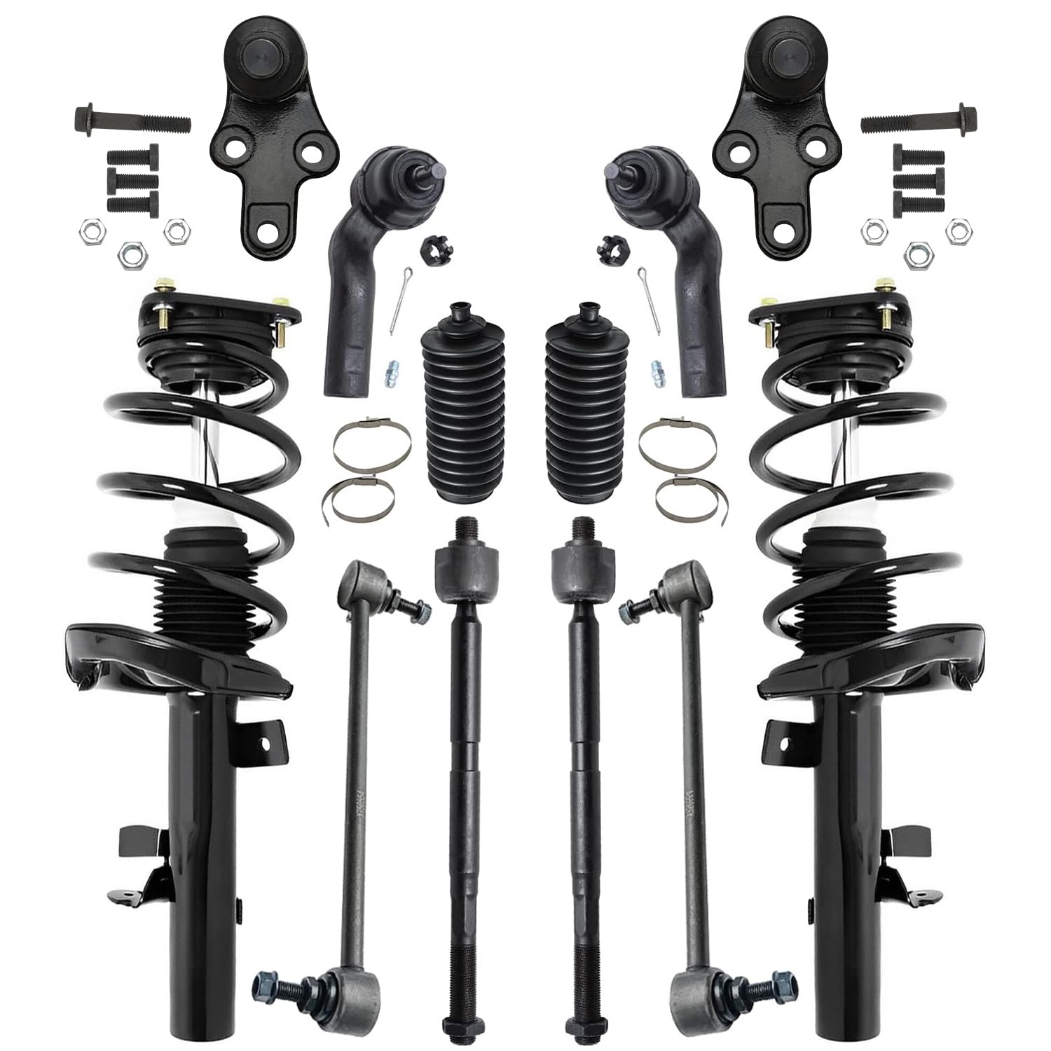 Amazon.com: Detroit Axle - Front Suspension Kit for Ford 2013-2018 ...