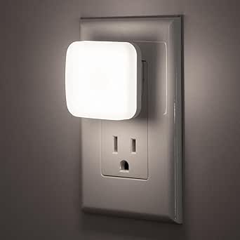LED Night Lights Plug into Wall, Nightlights with Light Sensor Dusk to ...
