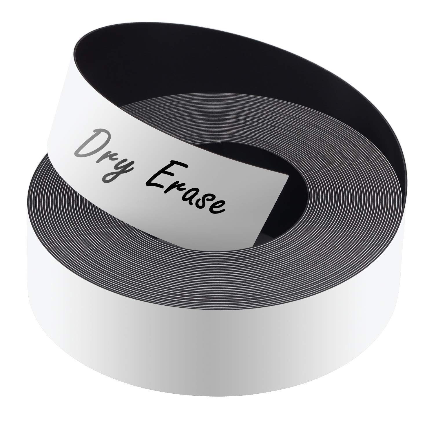 LLPT Dry Erase Magnetic Label Strips | 25mm x 8m | Blank Writable ...