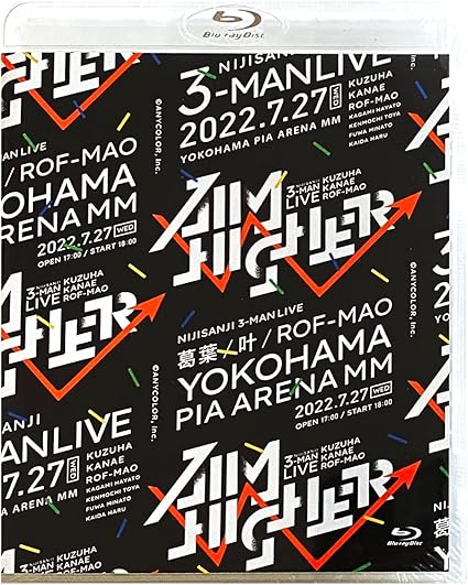 Amazon.co.jp | 【外付け特典あり】 Kuzuha & Kanae & ROF-MAO Three-Man LIVE「Aim Higher」特装版 [Blu-ray](特典DISC ...