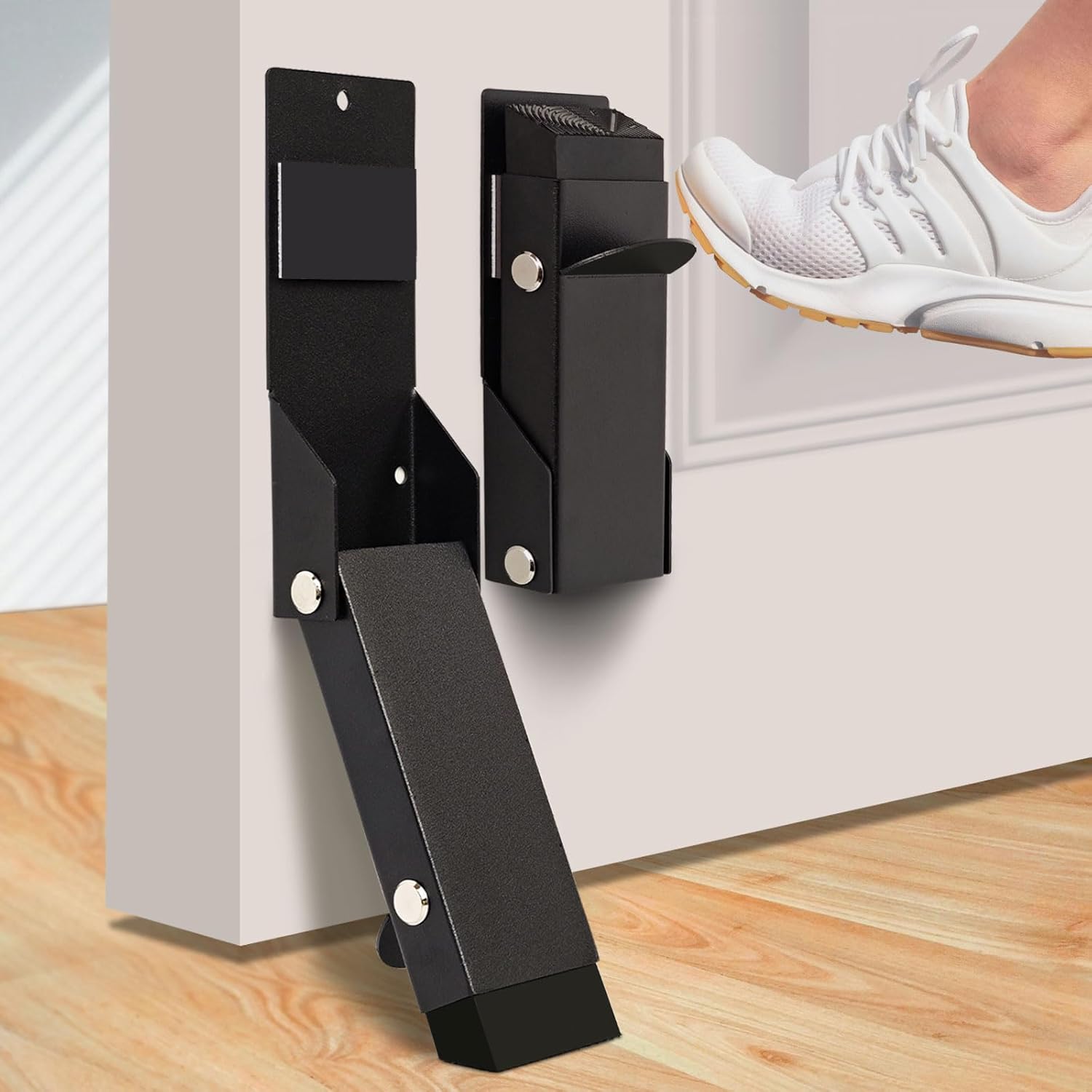 Amazon.com: Door Stoppers Adhesive, Kick Down Door Stop Holder Keep ...