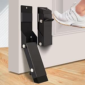 Self Adhesive Door Stoppers, One Touch Kickdown Door Stop Hold Door ...