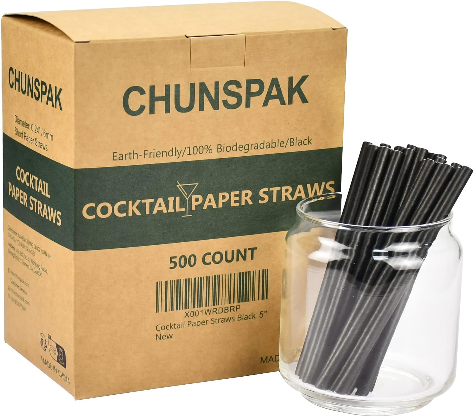 Amazon.com: AmerCareRoyal Jumbo Plastic Straws, Unwrapped and ...
