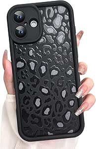 Amazon.com: KANGHAR Case for iPhone 16 Leopard Printed Pattern Cute ...