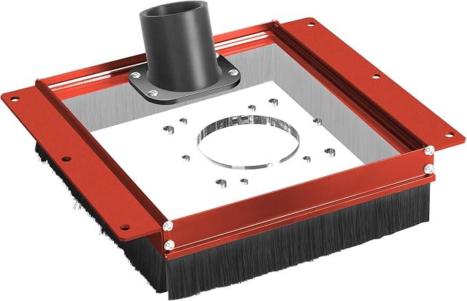 SpeTool Dust Collection Shroud for Slab Flattening Router Sled