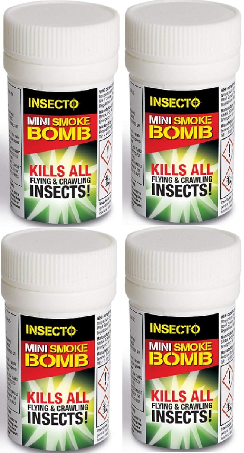 Insecto Smoke Bombs - Mini 3.5g (pack of 4) : Amazon.co.uk: Garden
