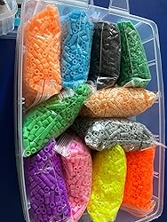 Amazon.com: 25,000 pcs Fuse Beads Kit 26 Colors 5MM, Including 127 ...