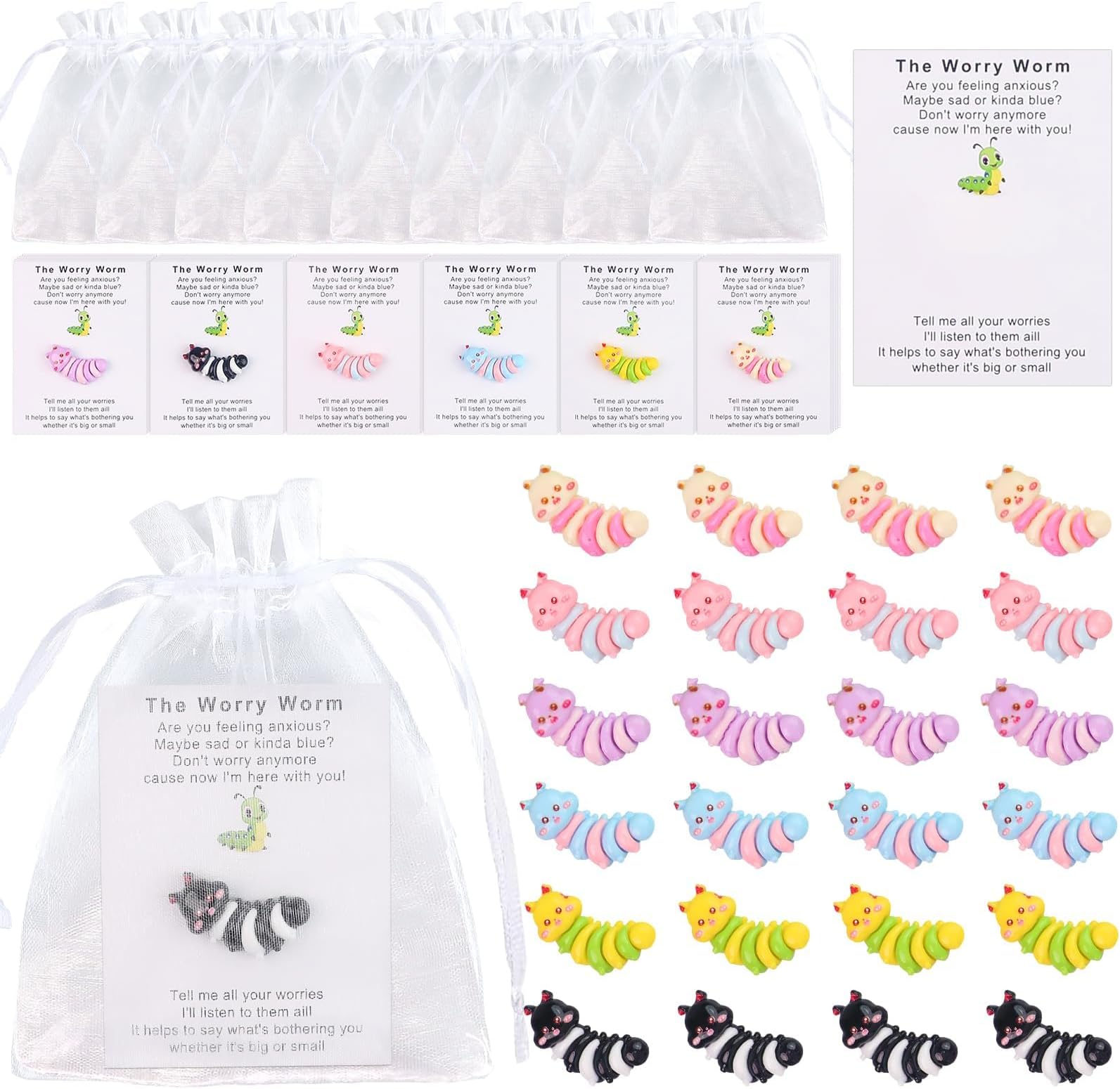 Amazon.com : BWESOO 5Pcs Multi Color Mini Pocket Hug Turtle,Thank You ...