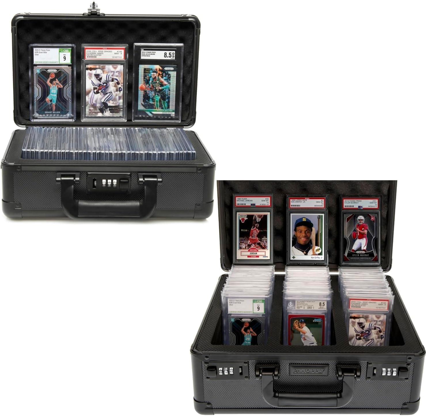 Amazon.com: Panopply 1 & 3 ROW Graded Card Case BGS PSA Graded Card ...