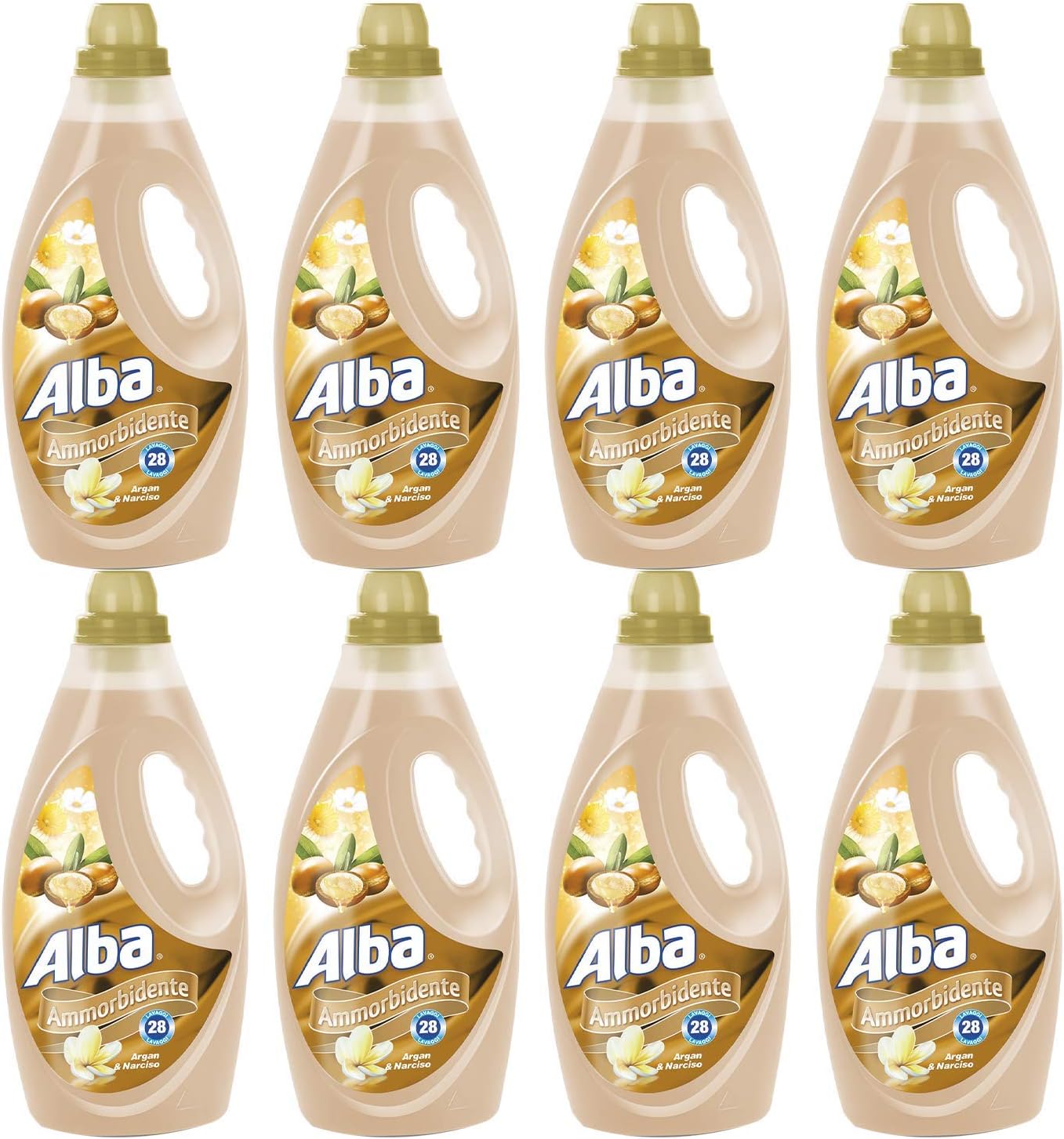 ALBA Ammorbidenti Argan e Narciso 33 lavaggi - Box da 8 : Amazon.it ...