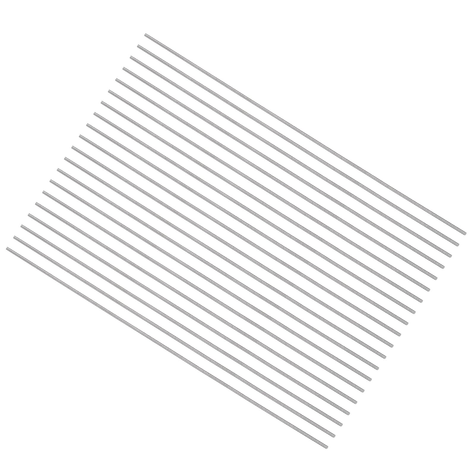 Snapklik.com : Uxcell 20pcs Round Steel Metal Rods, 1mm X 150mm High ...