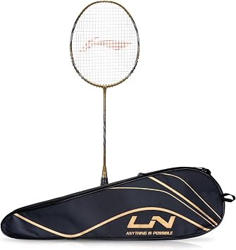 Amazon | Li-Ning Super Series 900 Strung Badminton Racket with Free ...