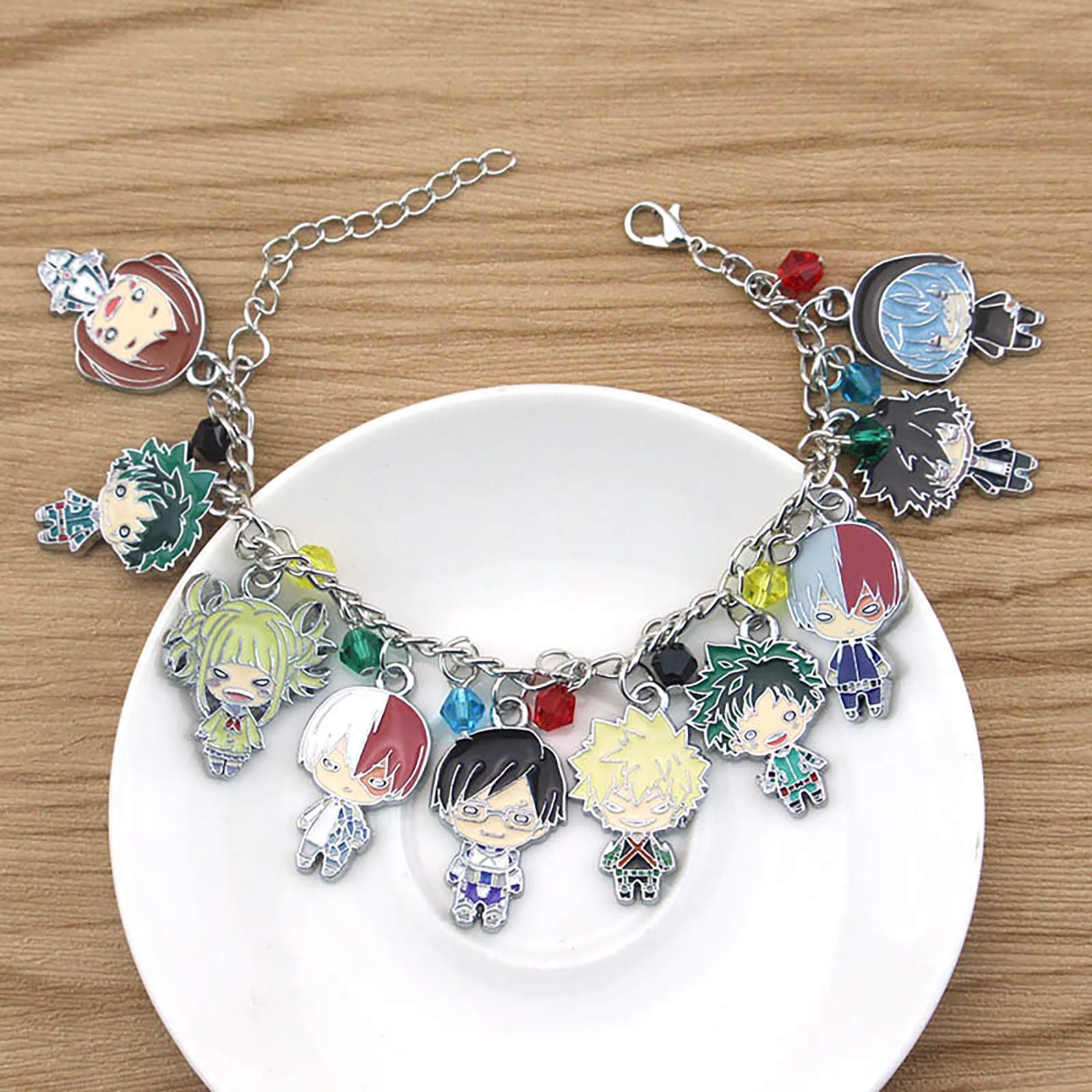 bnha mha My Hero Academia fashion novelty charm bracelet, anime manga ...