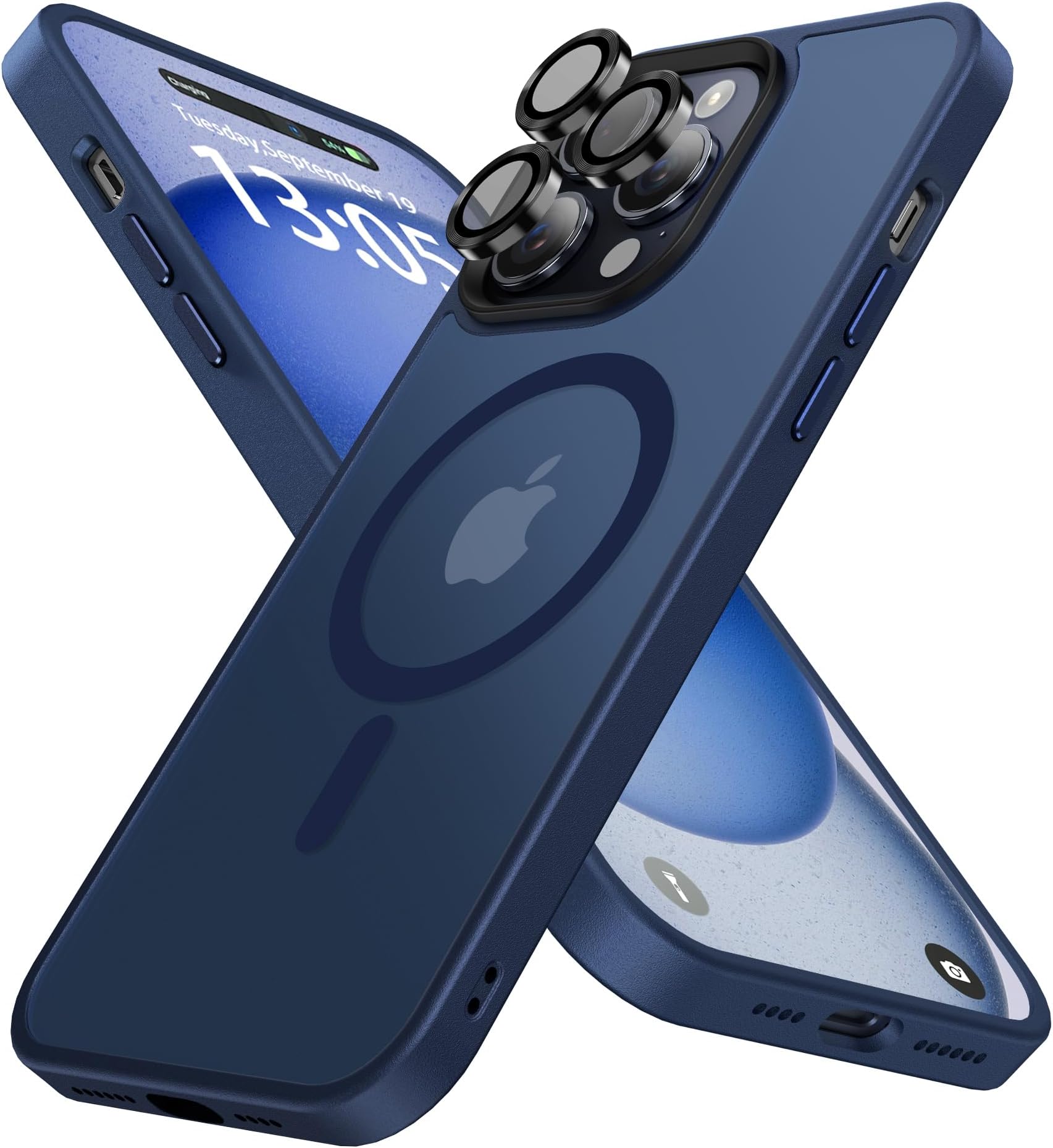 Amazon.com: sheheme Strong Magnetic Clear for iPhone 15 Pro Max Case ...