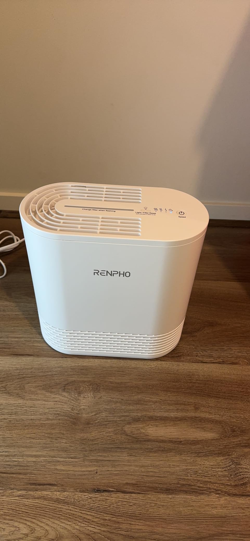 RENPHO Air Purifier for Home Bedroom, True HEPA & Activated Carbon ...