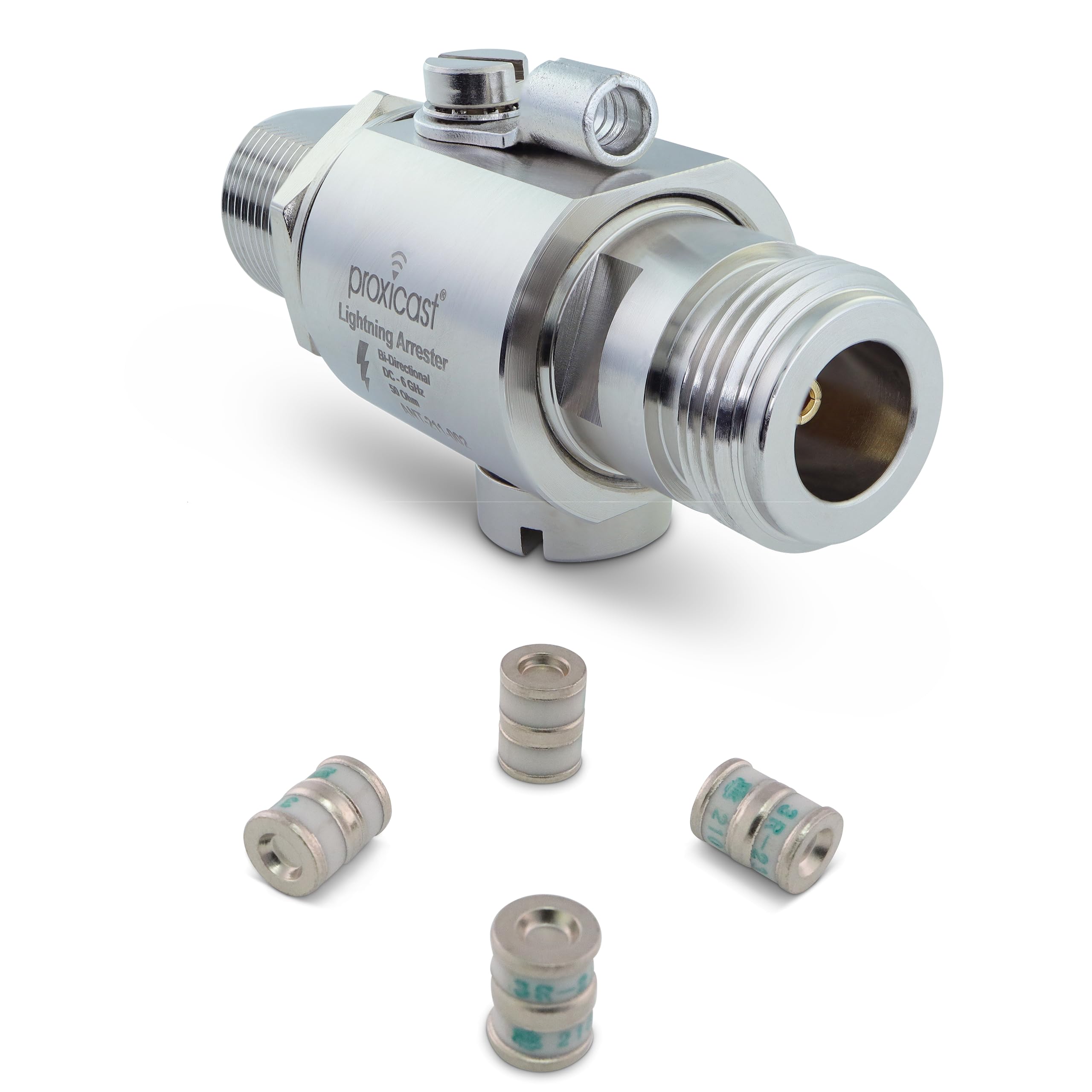 Amazon.com: Proxicast Coaxial Lightning Arrester for 0 to 6 GHz (N ...