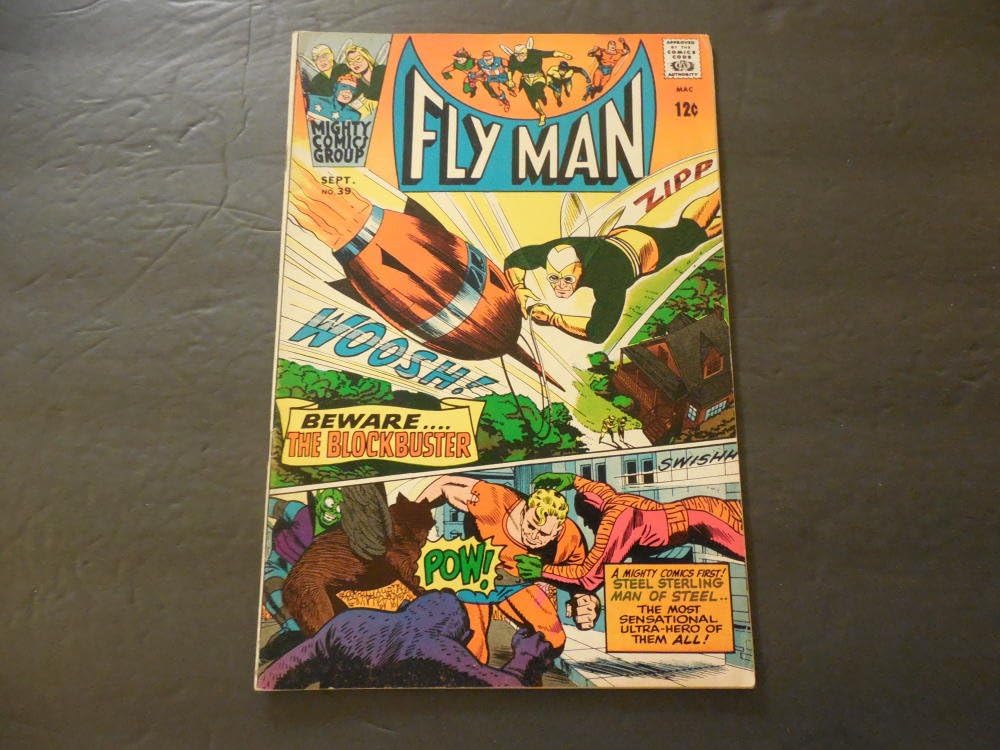 Amazon.com: Fly Man #39 Sep 1966 Silver Age Radio/Archie Comics ...