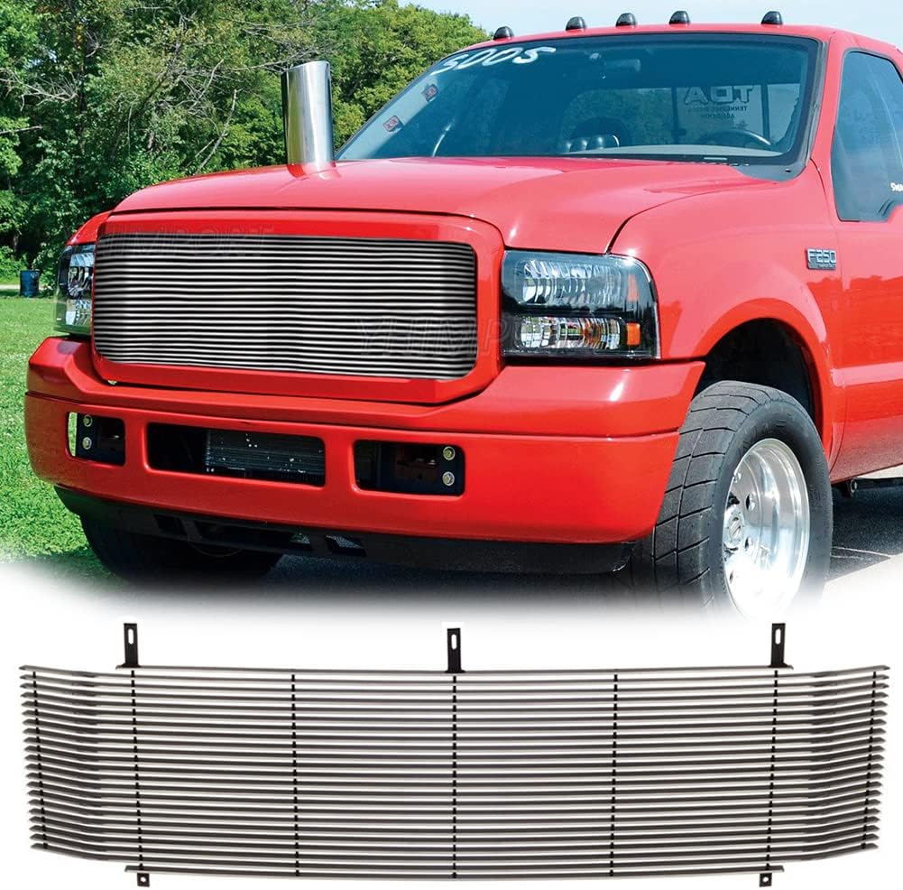 Amazon.com: Chrome Grille Fits 1999-2004 Ford F250 F350 SuperDuty Front ...
