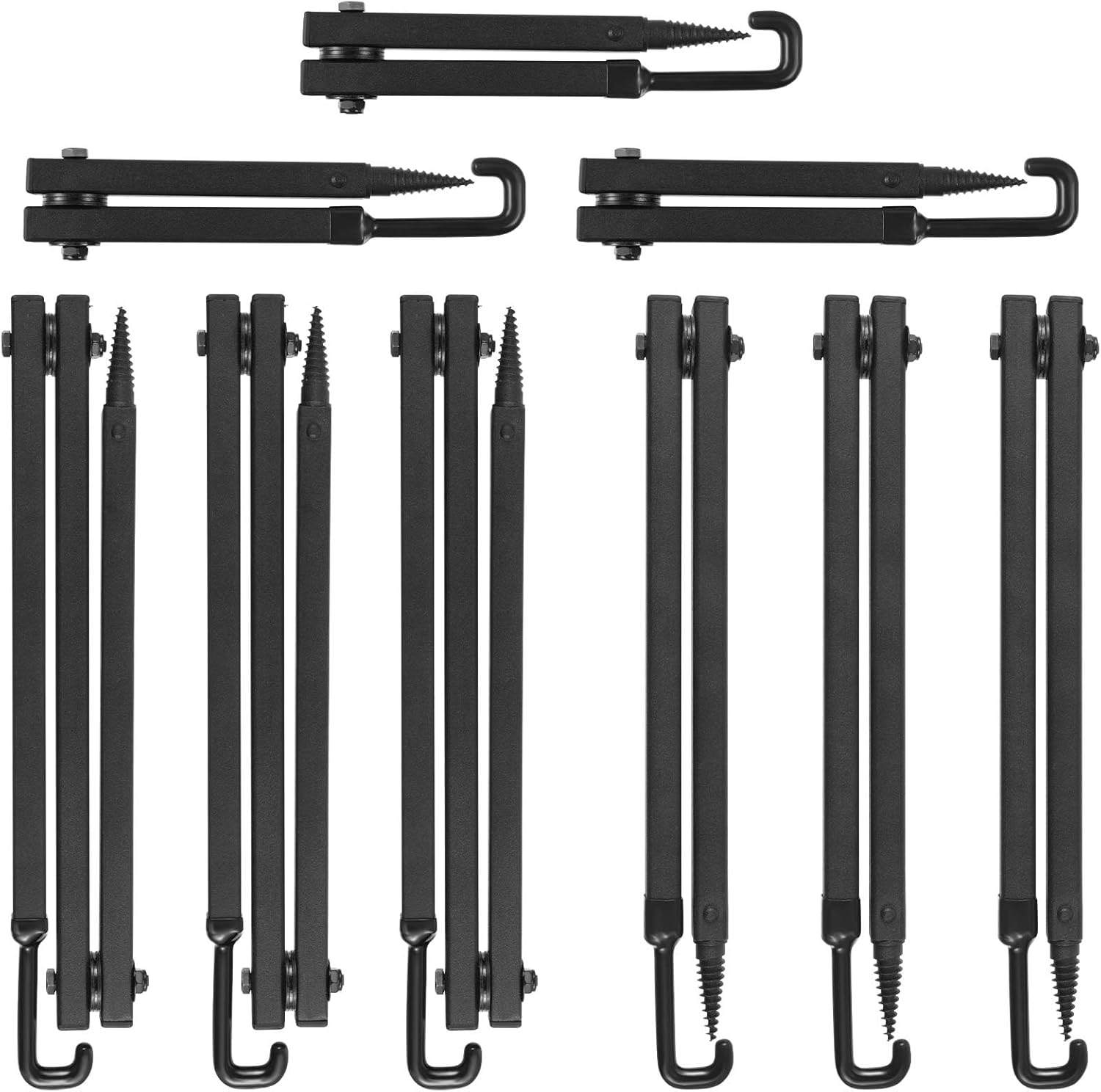 Amazon.com : Sadnyy 9 Pcs Tree Stand Bow Hanger 13" 23" 34" Multi ...