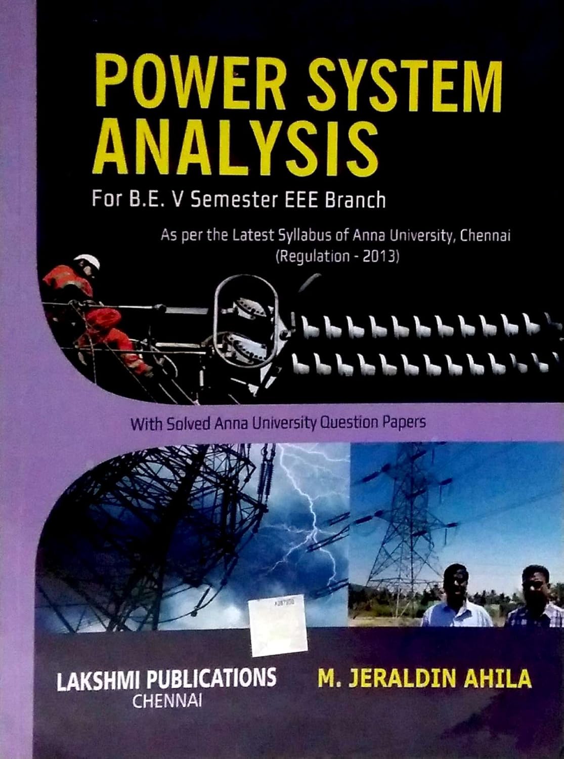 Power System Analysis : M.Jeraldin Ahila, For B.E V Sem EEE Branch ...