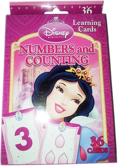 Disney Princess Numbers and Counting Learning Game Cards : Amazon.co.uk ...
