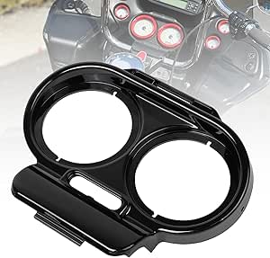 Amazon.com: XMMT Gloss Black Gauge Cover Compatible with 1998-2013 ...