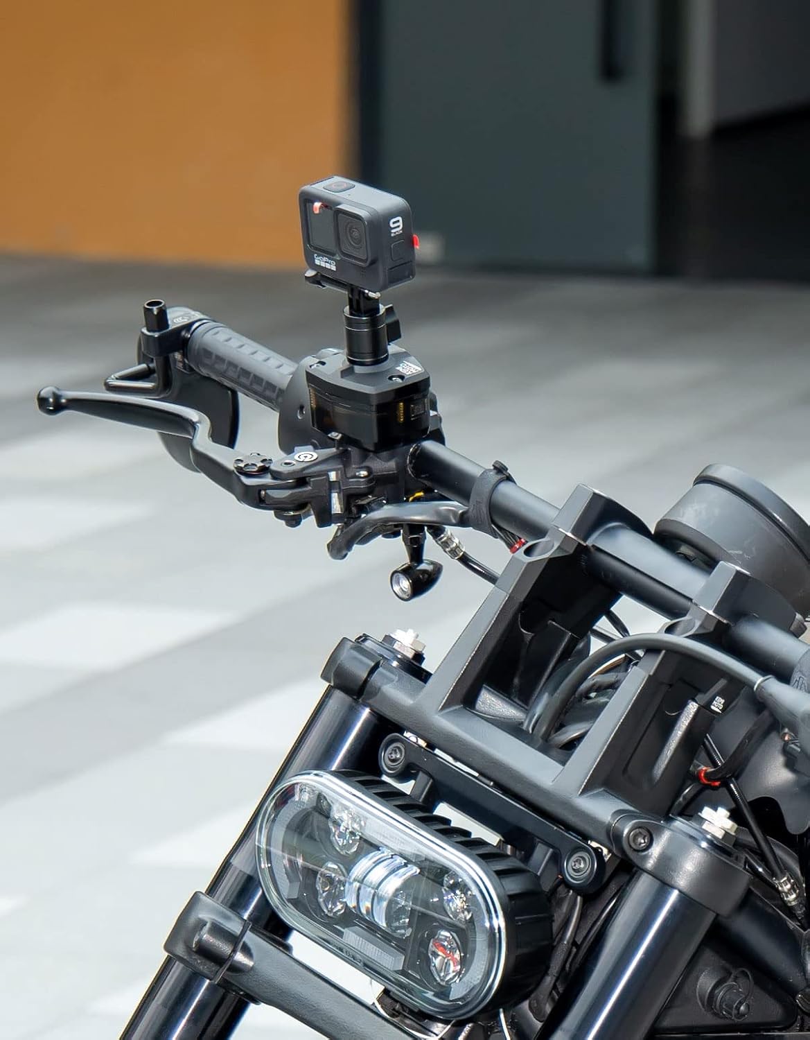 Amazon.com: kemimoto Motorcycle Camera Mount, Handlebar Mount ...