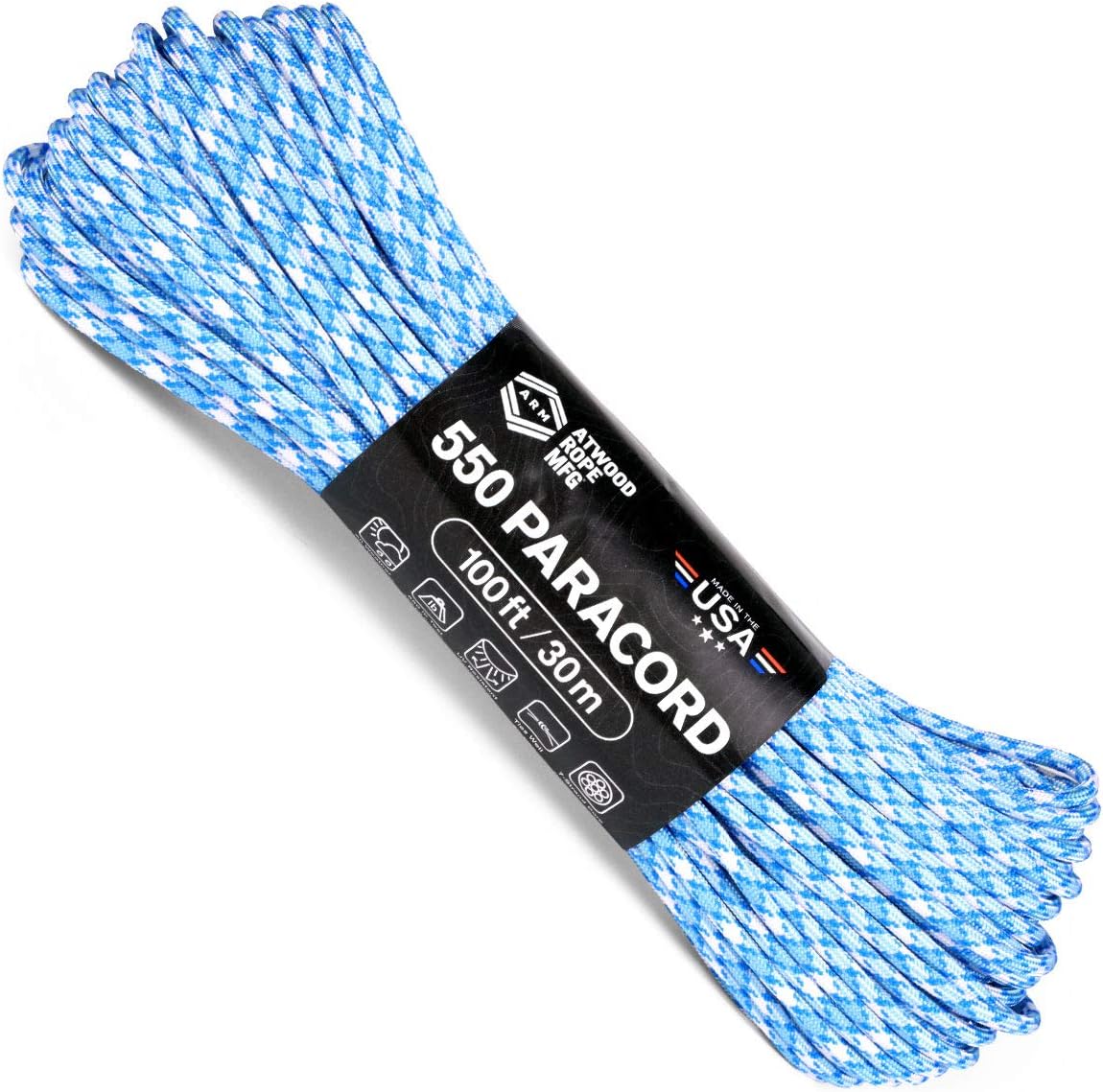 Amazon.com: Atwood Rope MFG Ready Rope™ 550 Paracord 100 Feet 7-String ...
