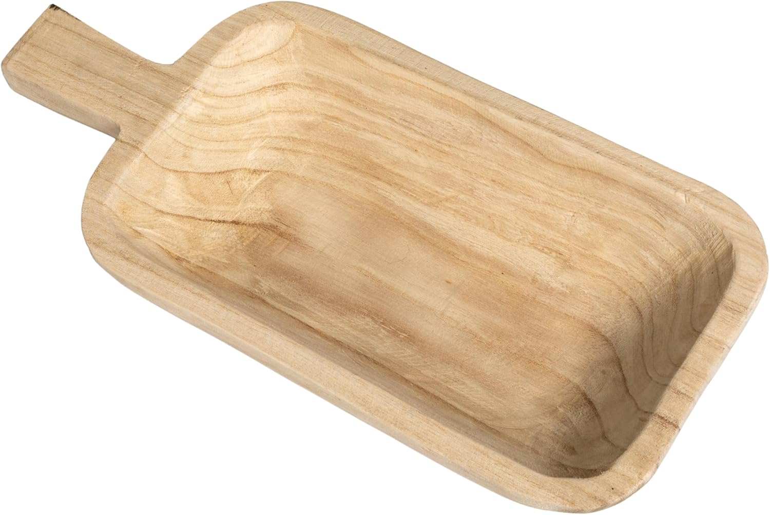 Amazon.com: Creative Co-Op Paulownia Wood Decorative Tray, Natural ...