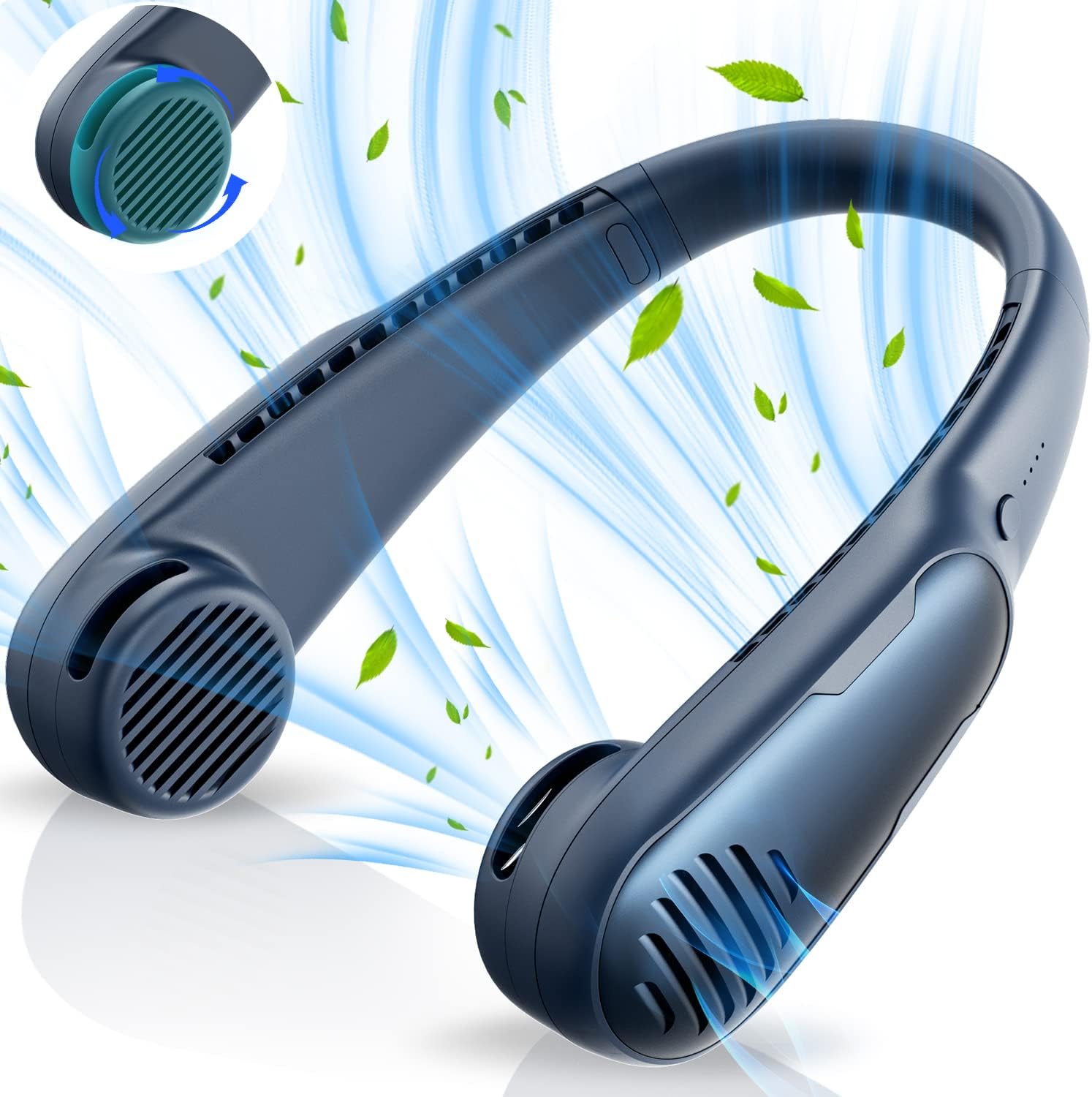 Amazon.com: TAZENI Portable Neck Fan Rechargeable Blow & Face Chest ...