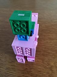 Lego 21157 Minecraft BigFig Schwein mit Zombiebaby, Spielzeug für ...