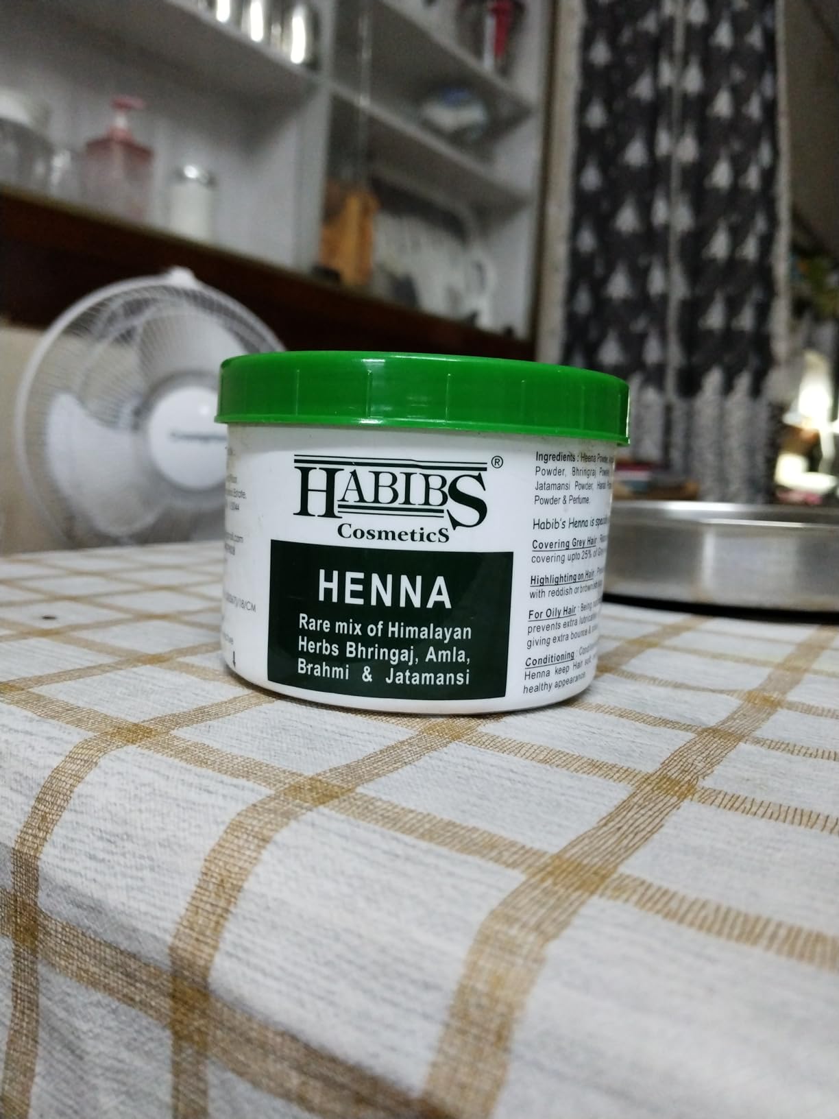 Buy Habibs Natural Henna Mehndi Powder Enriched with Bhringraj, Amla ...