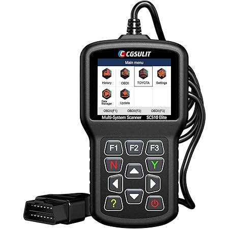 Amazon.com: OBD2 Scanner, All System Diagnostic Scan Tool for Toyota ...