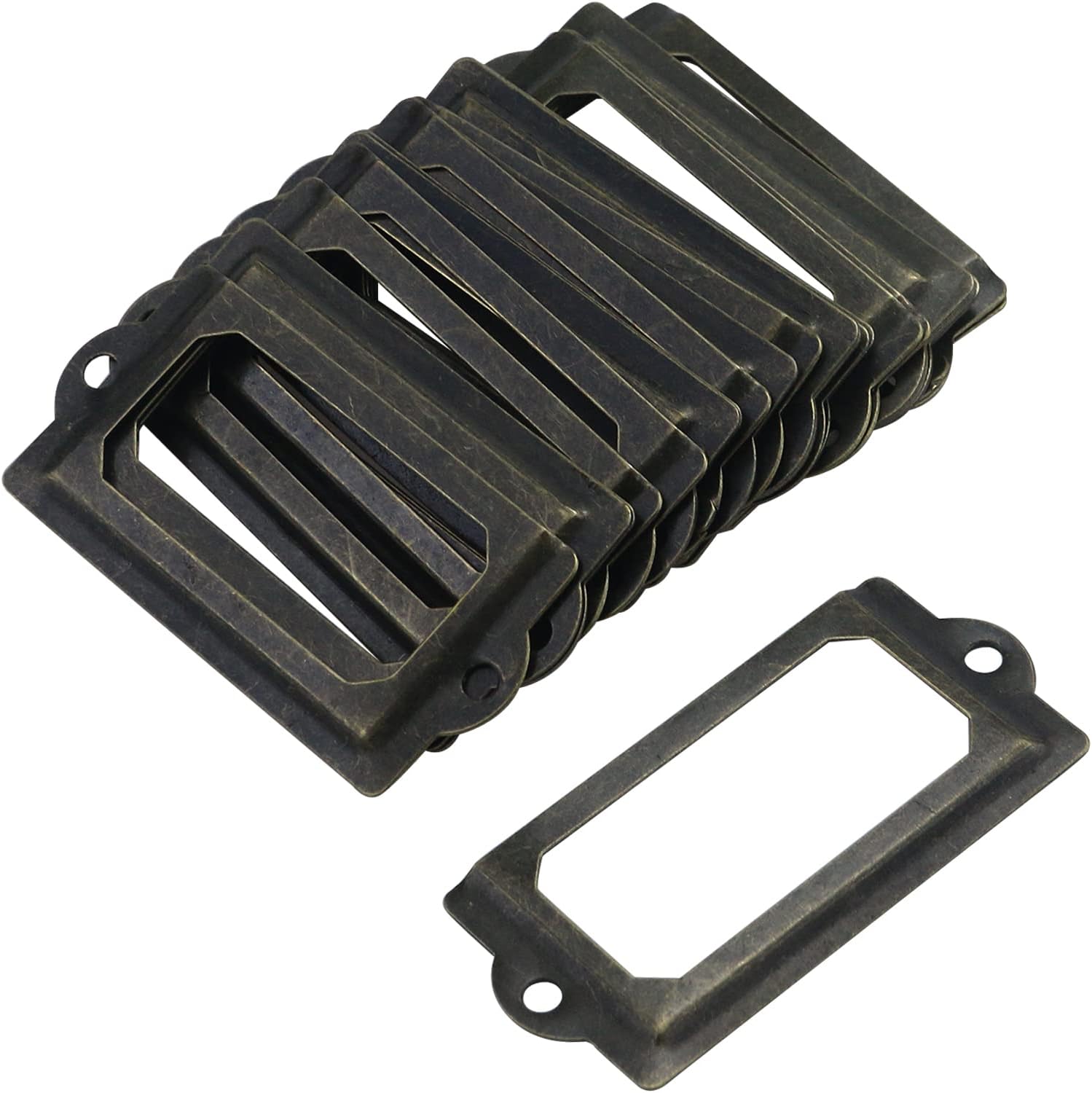 Amazon.com: Antrader 24pcs Metal Frame Pull Handles Office Library File ...