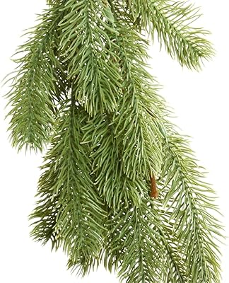 Amazon.com: Christmas Garland Norfolk Pine, Artificial Norfolk Pine Garlands Christmas Decor ...