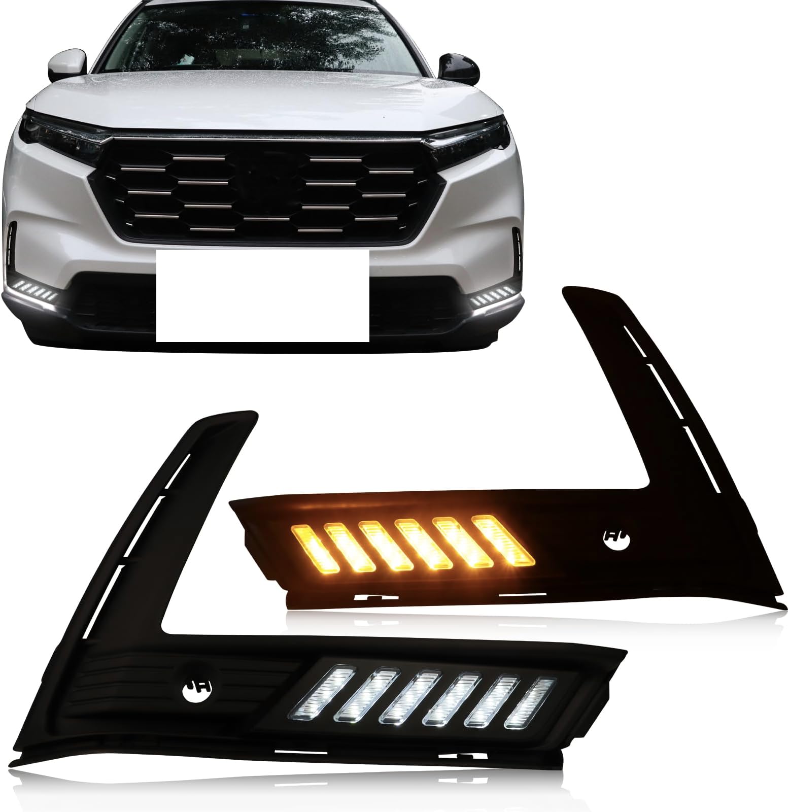 Amazon.com: GEEGEETOP Switchback White/Amber Front Bumper Fog Daytime ...