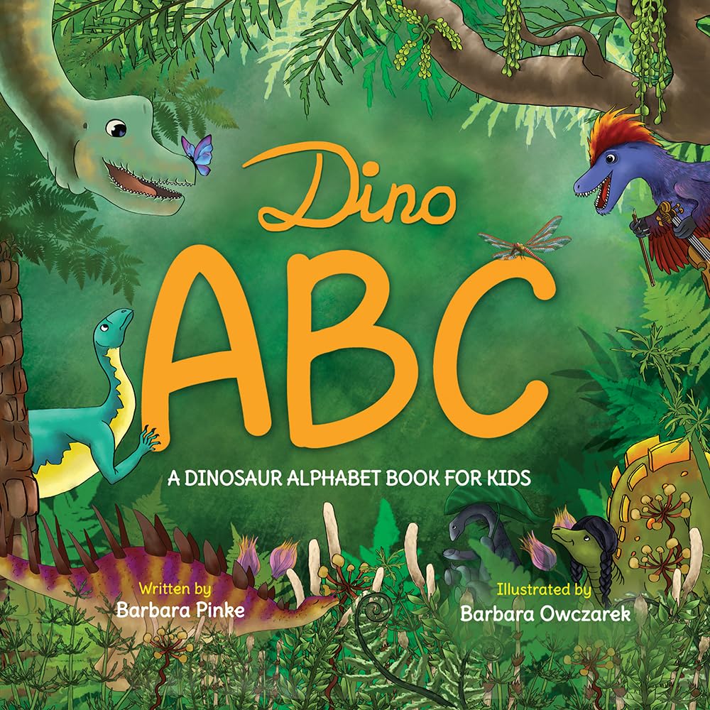 Dino ABC - A Dinosaur Alphabet Book for Kids. Learn the Letters With ...