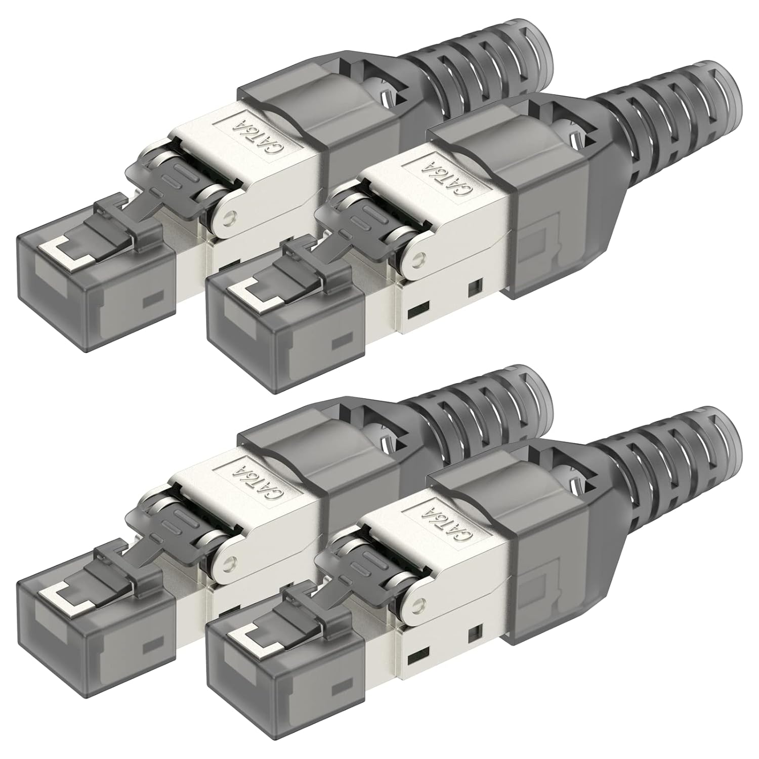 RJ45 Cat6A Connector Tool-Free LEENUE Toolless RJ45 Termination Plug ...