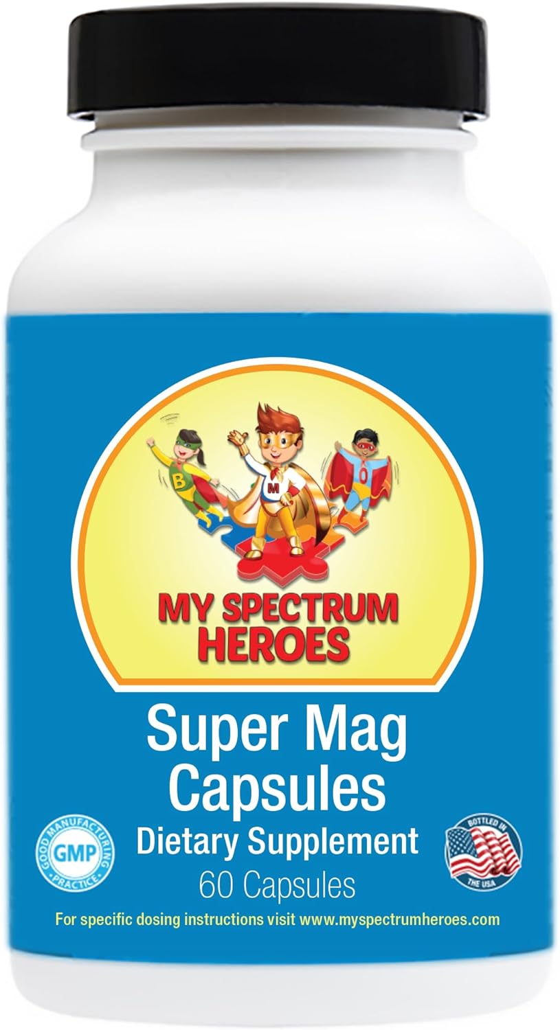 Amazon.com: My Spectrum Heroes Super Magnesium Capsules, 30 Count ...