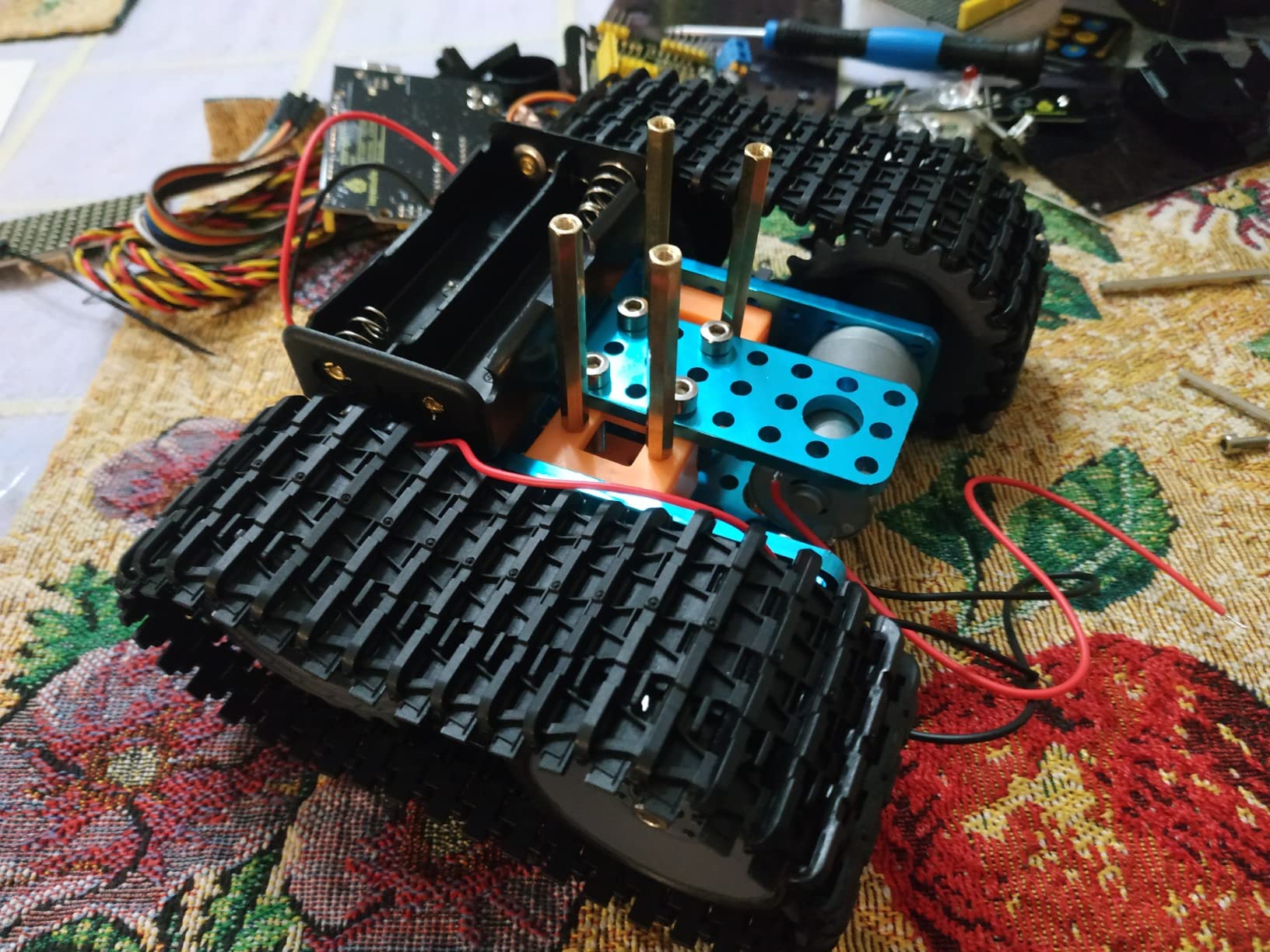 $12/mo - Finance KEYESTUDIO Mini Tank Robot V2 Smart Car Kit for ...