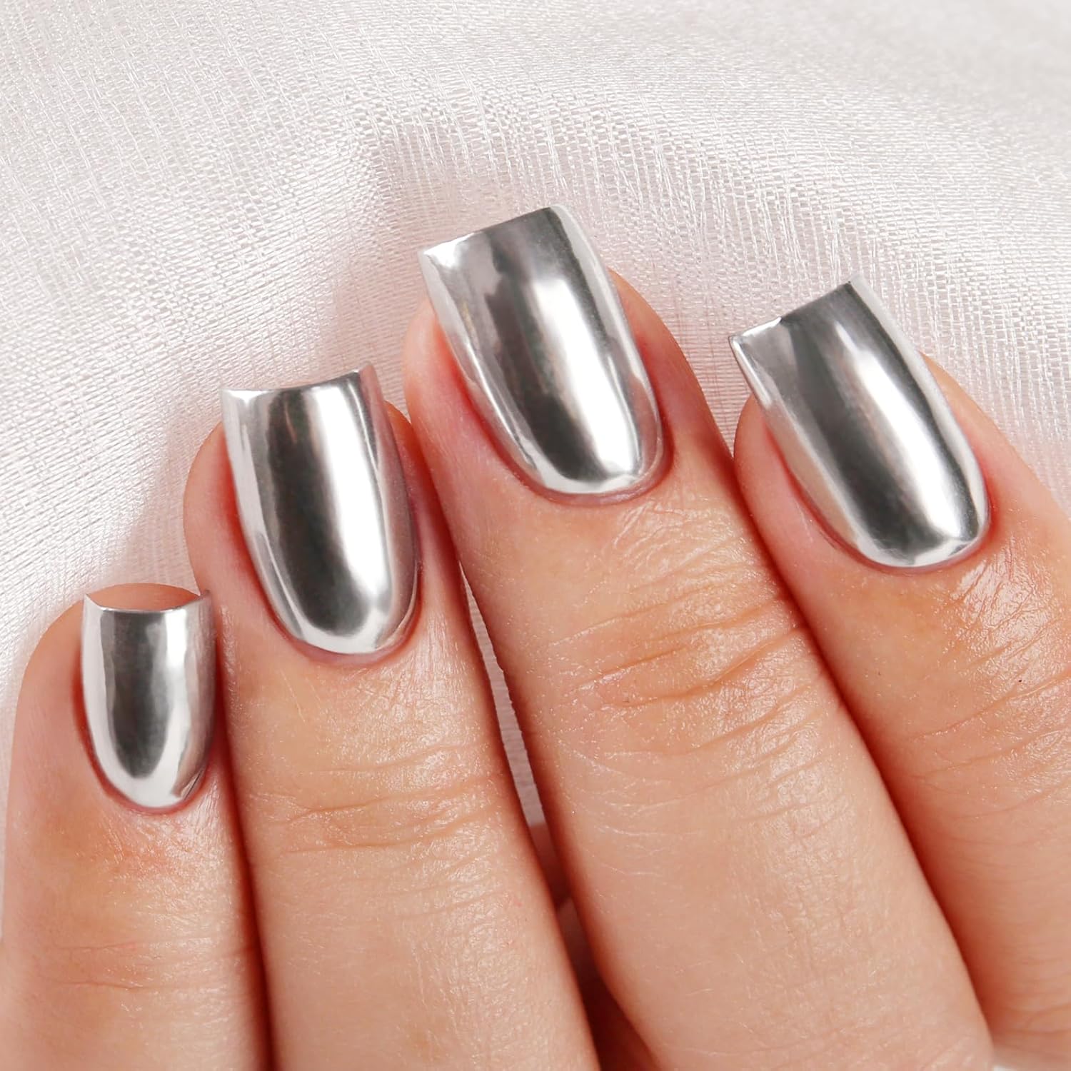 Imtiti Metallic Gel Nail Polish, Chrome Mirror Shine nail gel polish ...