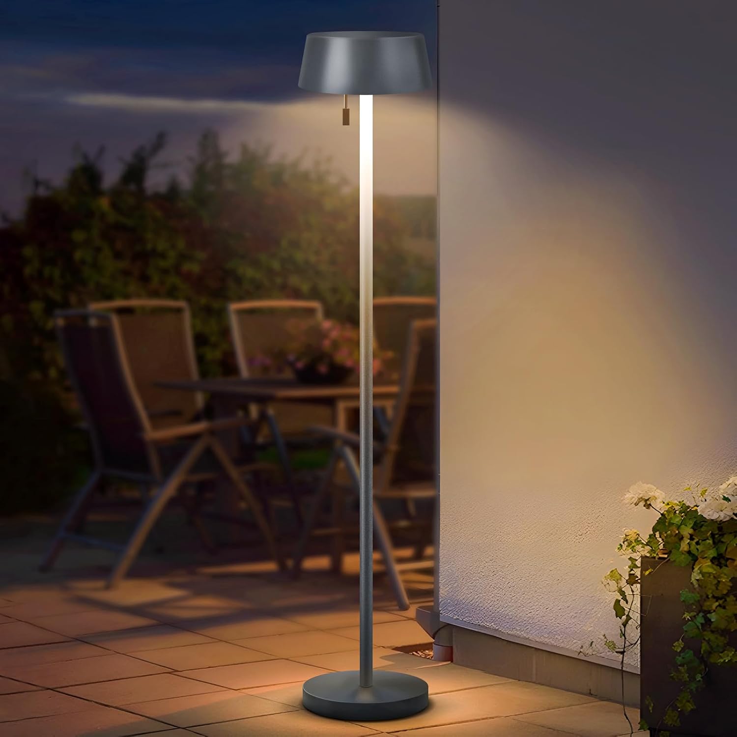 NiceBuy Lampada Da Terra Senza Fili Ricaricabile USB 500 Lumen Piantana ...