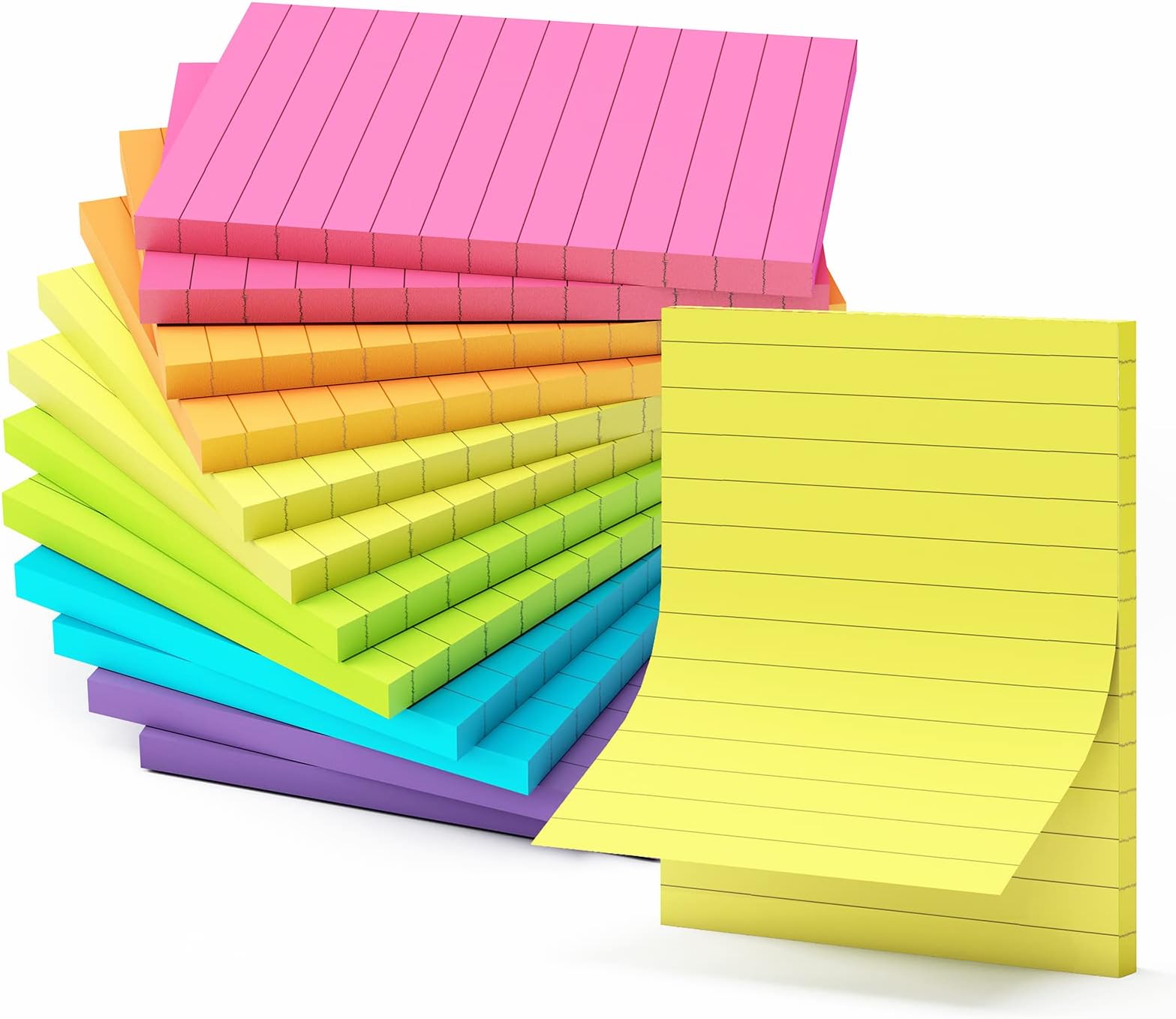 Amazon.com : Meiikun 24 Pack Sticky Notes 3x3 in, 85 Sheets/Pad, Total ...