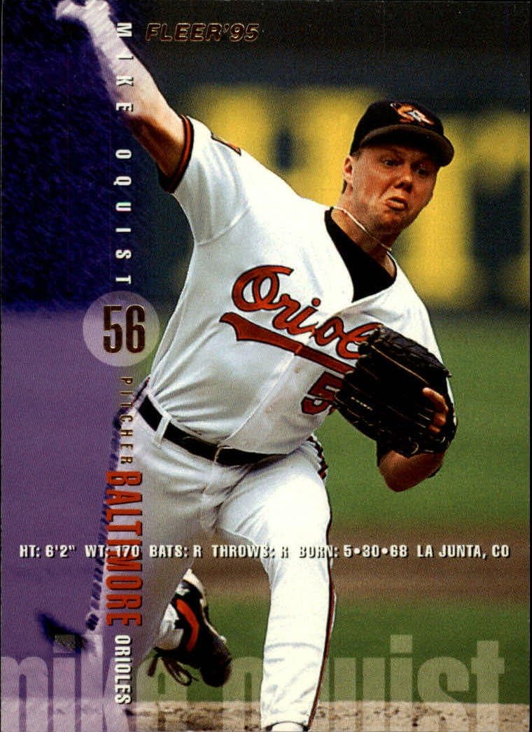 Amazon.com: 1995 Fleer Baseball Card #16 Mike Oquist : Collectibles ...