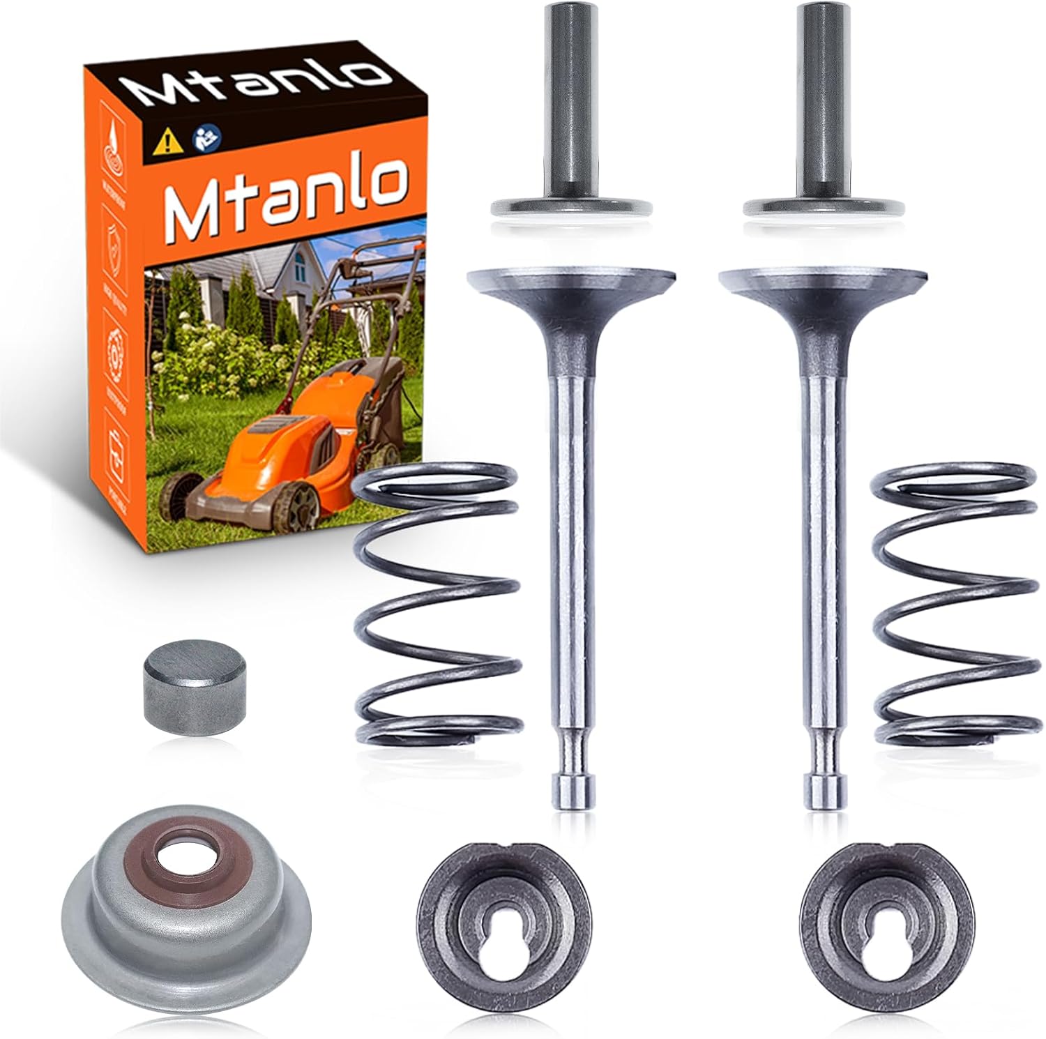 Amazon.com: Mtanlo Valve Lifter Tappet Spring Retainer Stem Seal Cap ...